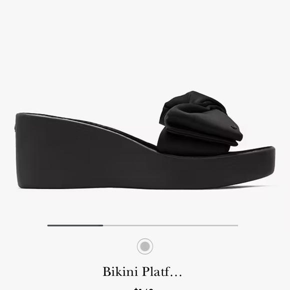 kate spade | Shoes | Kate Spade Bikini Bikini Platform Wedges Black ...